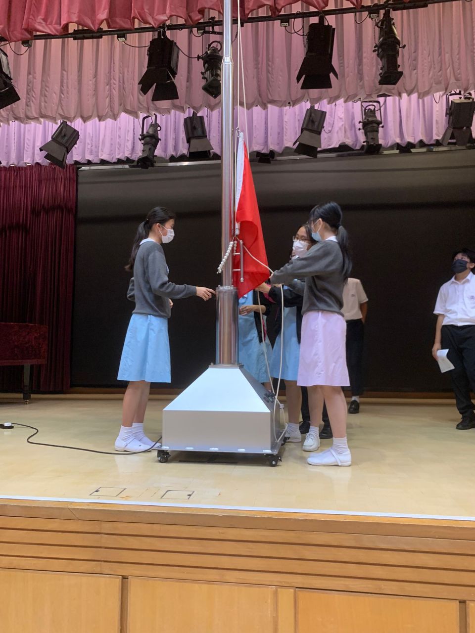 Training Programme for the Flag-raising Ceremony | ECF SAINT TOO CANAAN ...